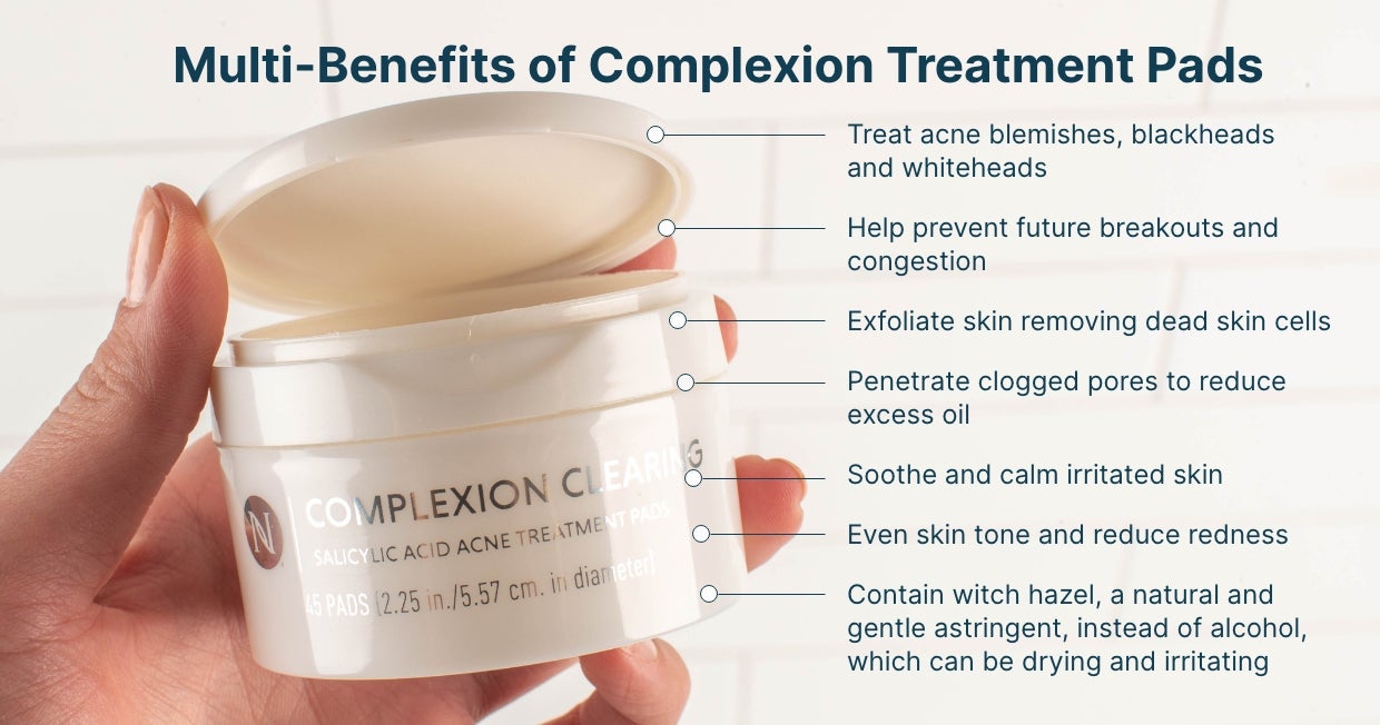 Complexion Clearing Salicylic Acid Acne Treatment Pads from Neora